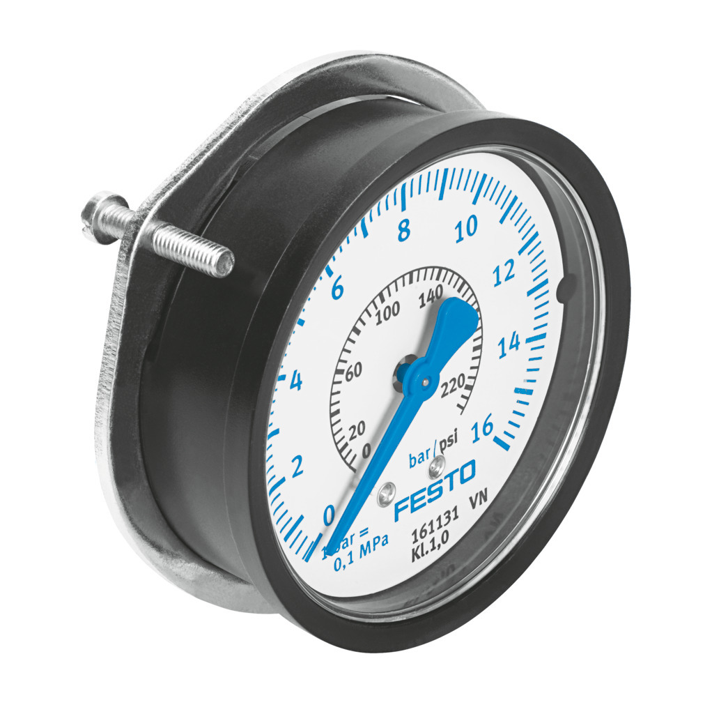 Flanged precision pressure gauge FMAP, MAP – The Best Pneumatic Solution BD